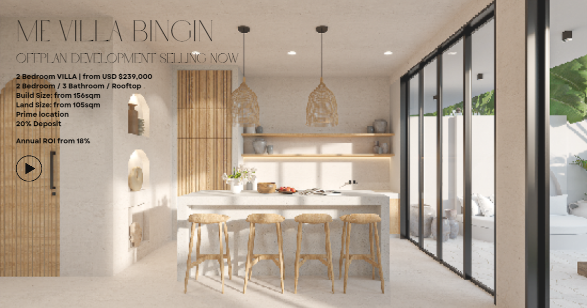 ME VILLA GROUP 2-3 Bedroom VILLA | from USD $239,000